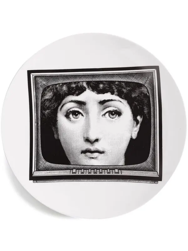 FORNASETTI Tema E Variazioni N.265 Wall Plate - White