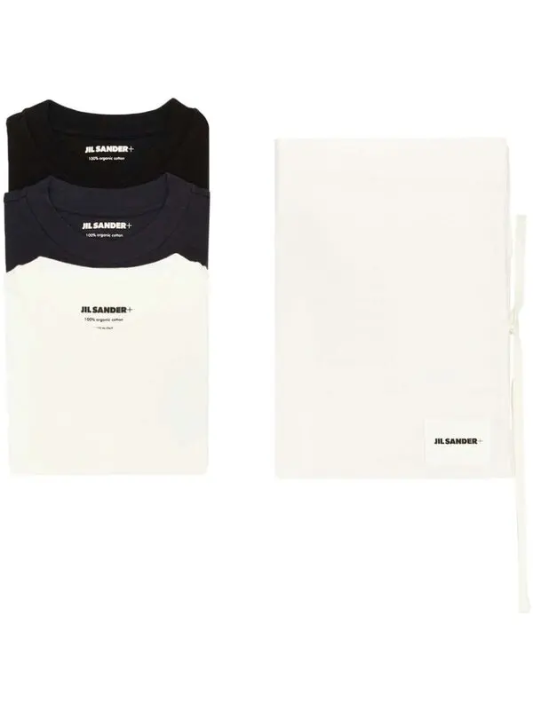 JIL SANDER Logo-patch T-shirt - White