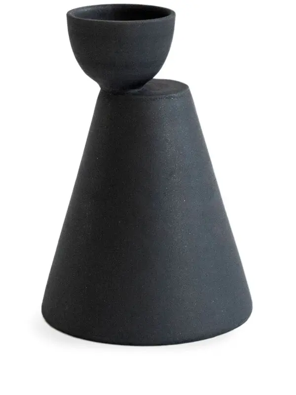 ORIGIN MADE Charred Cone Clay Vase - Black