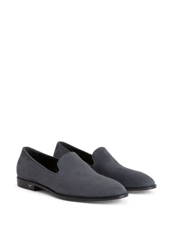 GIUSEPPE ZANOTTI Gatien Suede Loafers - Grey