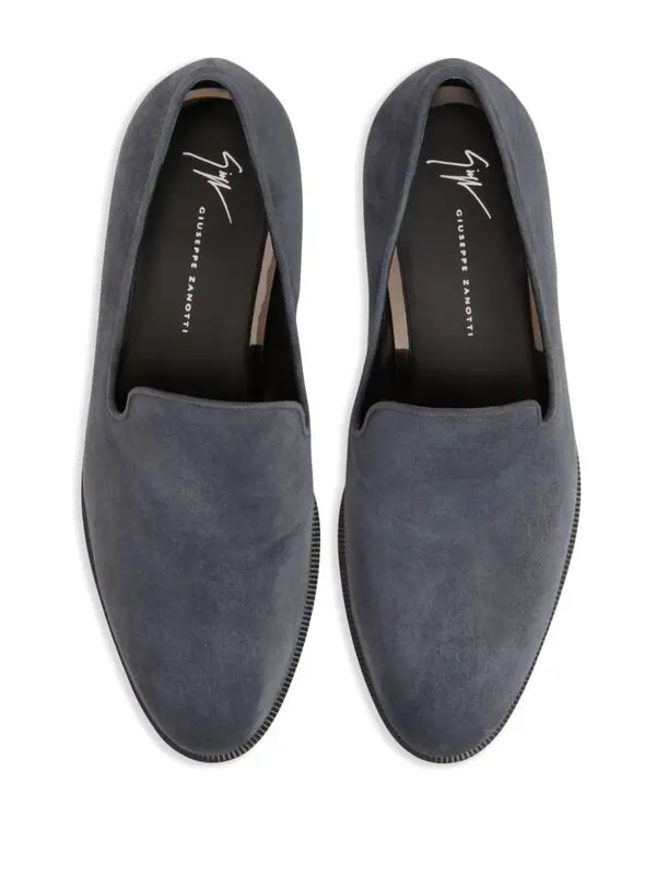 GIUSEPPE ZANOTTI Gatien Suede Loafers - Grey