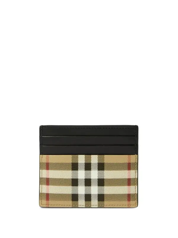 Burberry Check-print Card Holder
