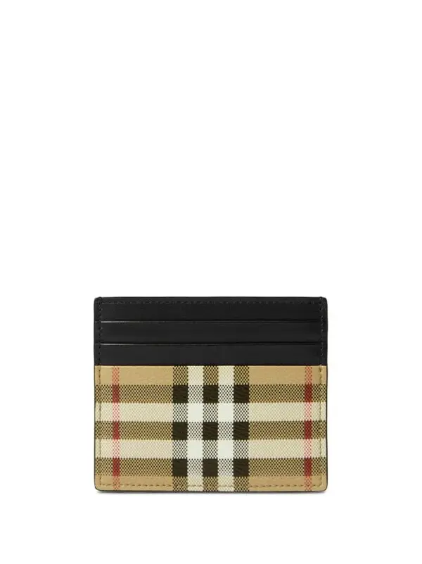 Burberry Check-print Card Holder