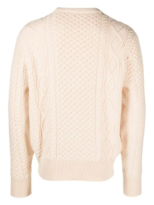 Bally Intarsia-knit Logo Wool Jumper