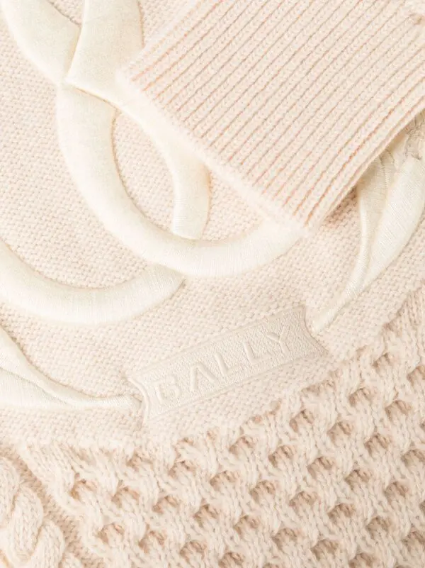Bally Intarsia-knit Logo Wool Jumper