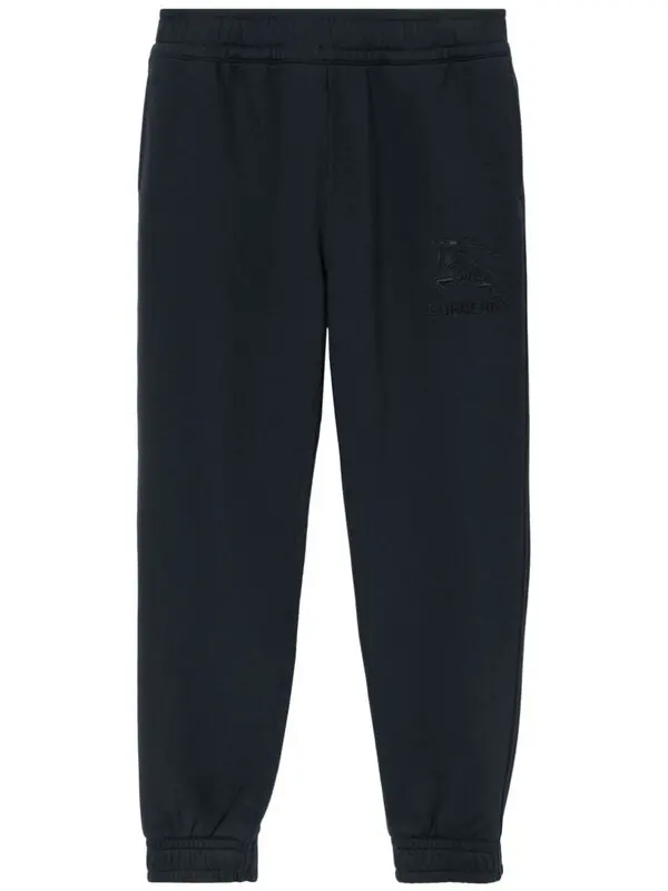 Burberry Ekd-embroidered Cotton Track Pants