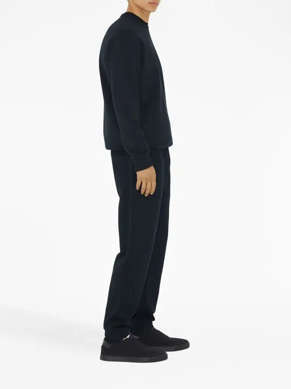 Burberry Ekd-embroidered Cotton Track Pants
