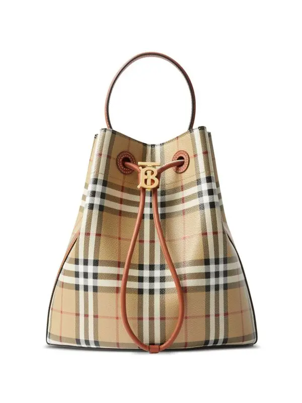 Burberry Tb Vintage Check Bucket Bag