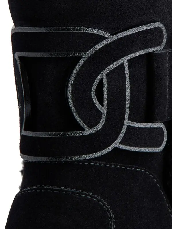 TOD'S Kate Shearling Boots - Black