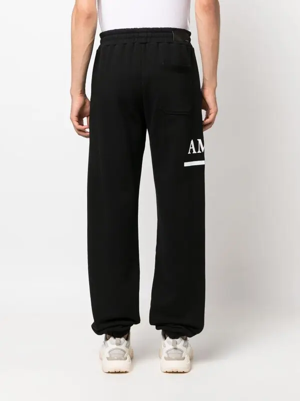 Amiri Logo-print Cotton Track Pants - Black
