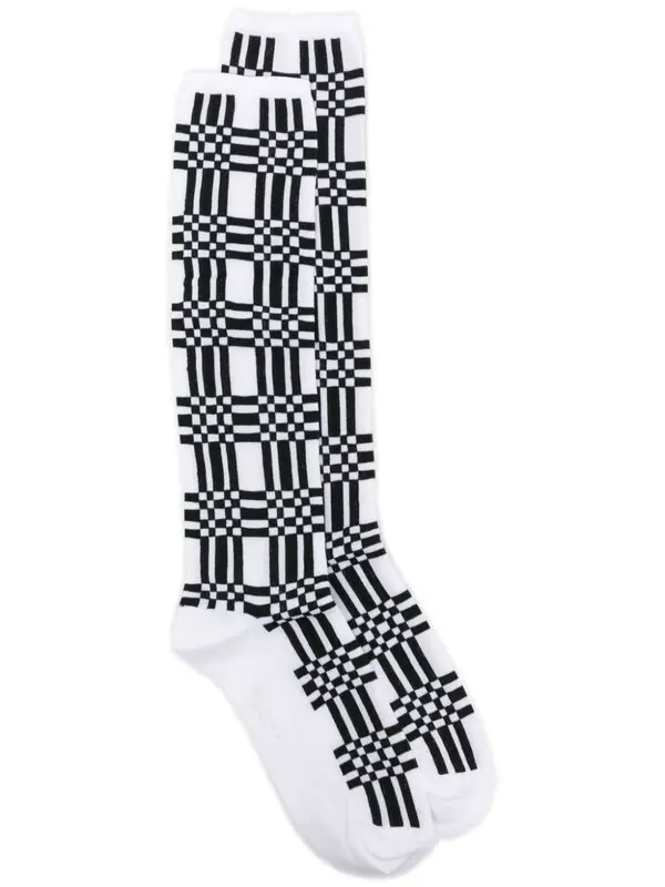 Marni Check-pattern Ankle Socks