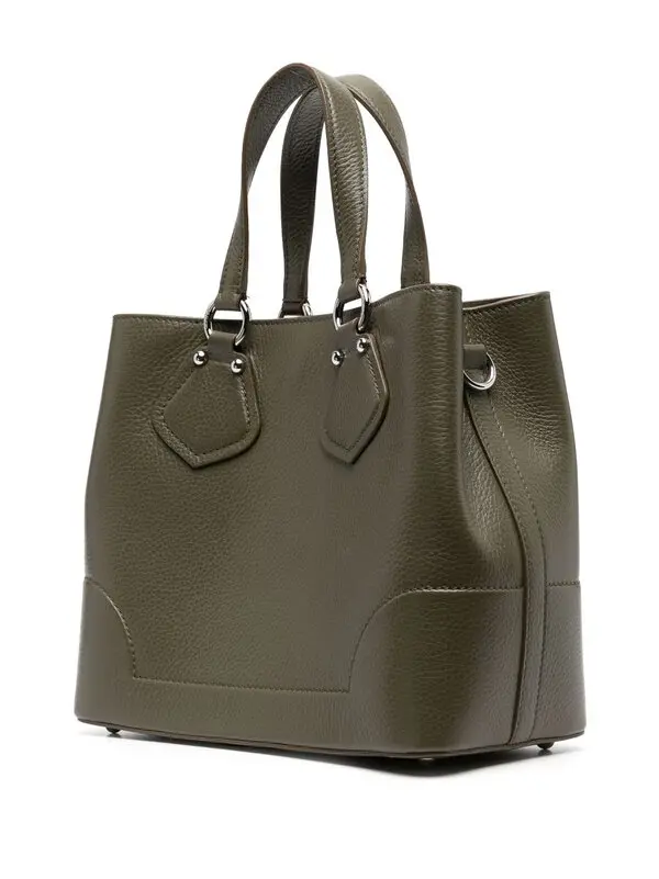 LANCEL Logo-print Leather Bag - Green