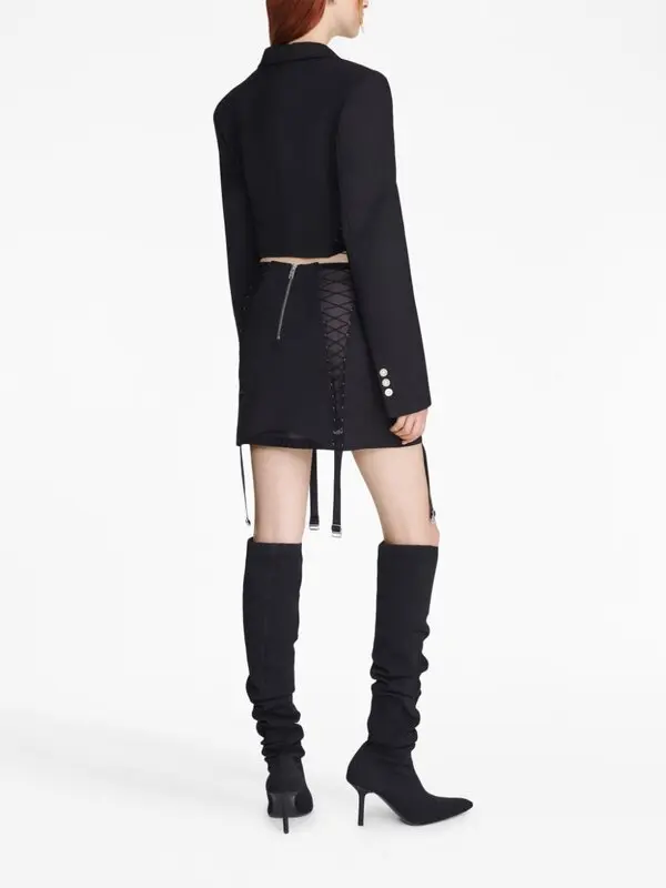 DION LEE Zipped Cropped Blazer