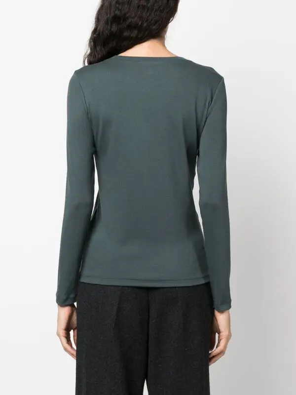 Fabiana Filippi Bead-detailing Fine-knit Jumper - Blue