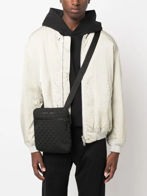 Emporio Armani Logo-jacquard Messenger Bag