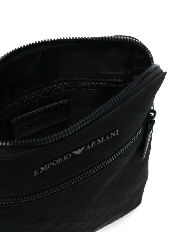 Emporio Armani Logo-jacquard Messenger Bag
