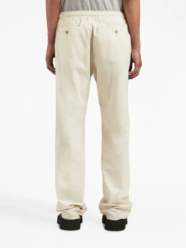 Palm Angels Embroidered-logo Track Pants - Neutrals