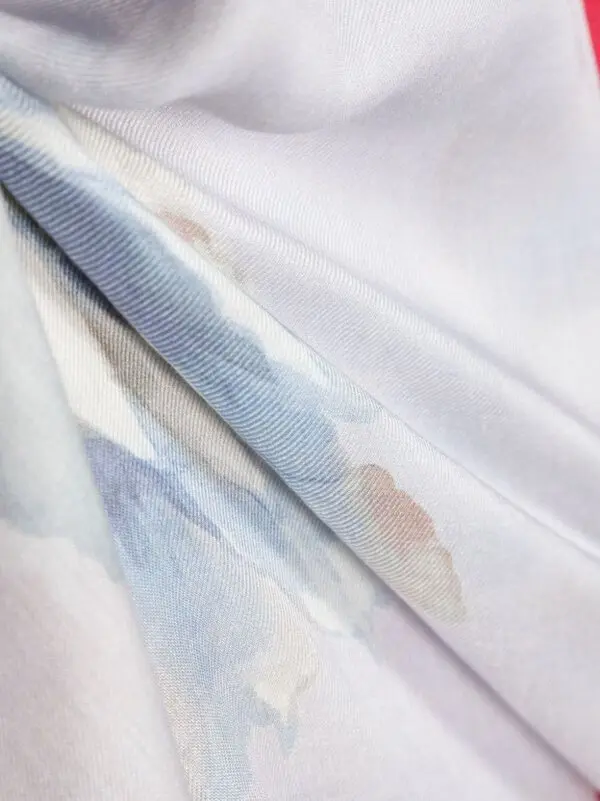 BLUGIRL Faded-effect Floral-print Scarf