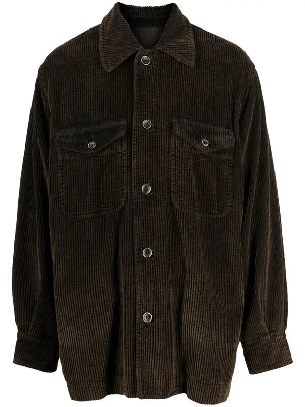 UMA WANG Corduroy Button-up Shirt Jacket
