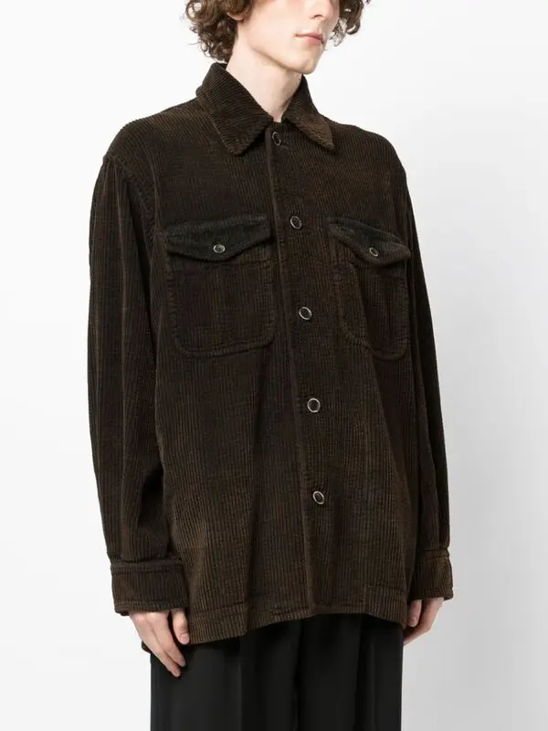 UMA WANG Corduroy Button-up Shirt Jacket