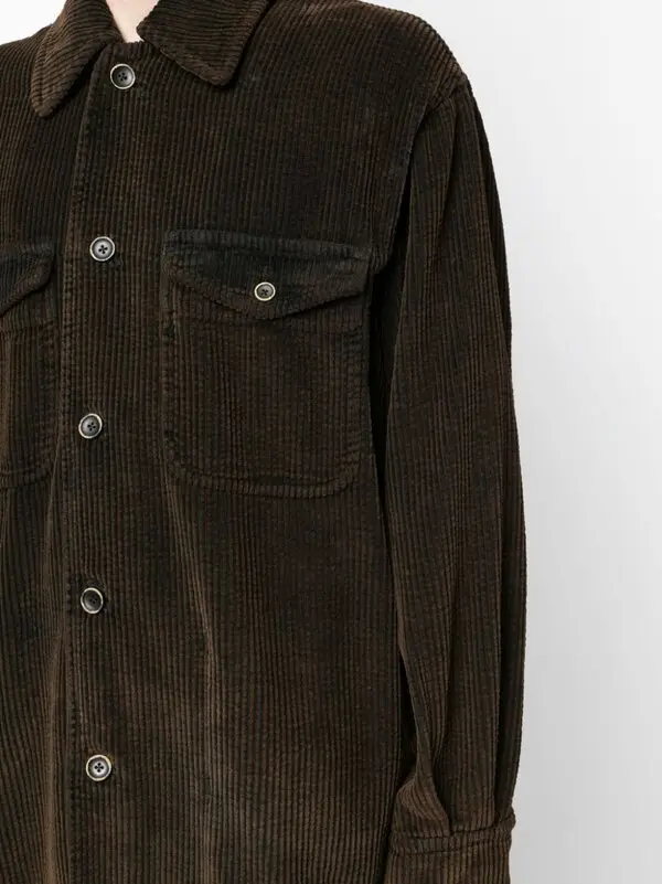 UMA WANG Corduroy Button-up Shirt Jacket