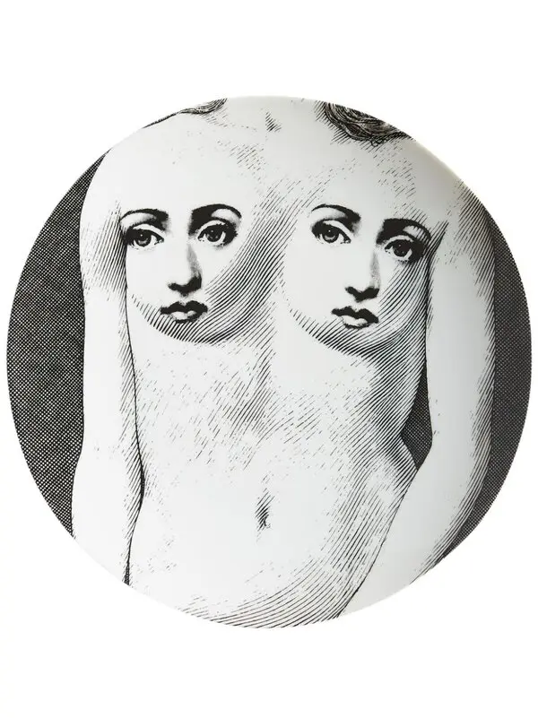 FORNASETTI Tema E Variazioni N.307 Wall Plate - White