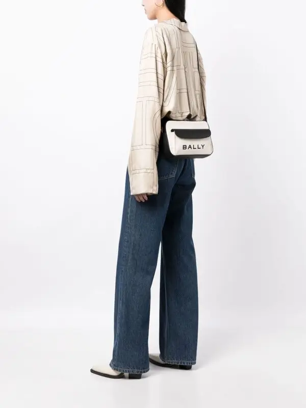 Bally Bar Daniel Logo-print Crossbody Bag