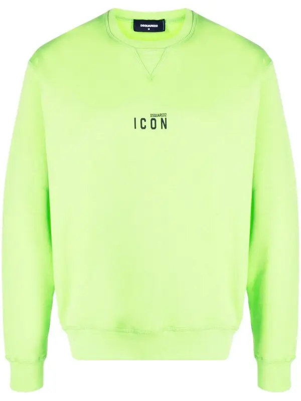 Dsquared2 Logo-print Cotton Sweatshirt - Green