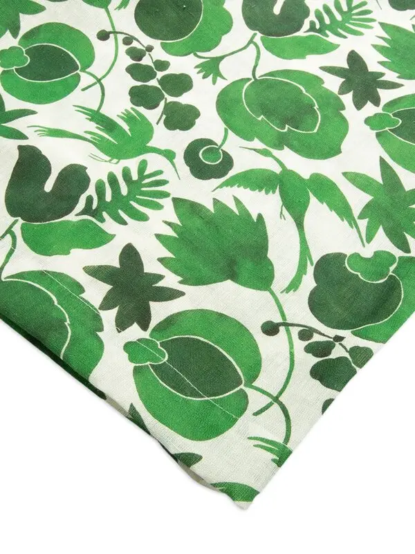 La DoubleJ Wildbird-print Tablecloth