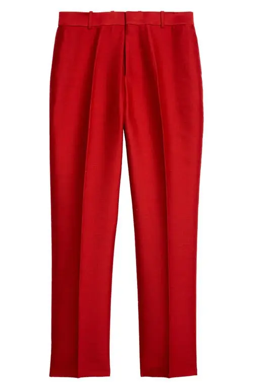 Alexander McQueen Jacquard Cigarette Trousers