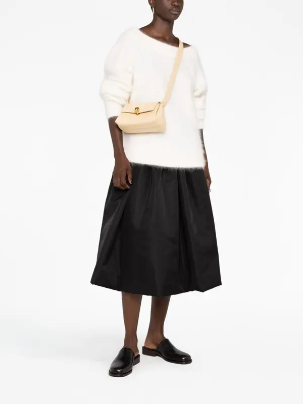 JIL SANDER Leather Shoulder Bag