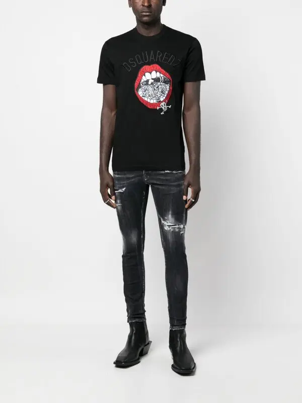 Dsquared2 Graphic-print Cotton T-shirt