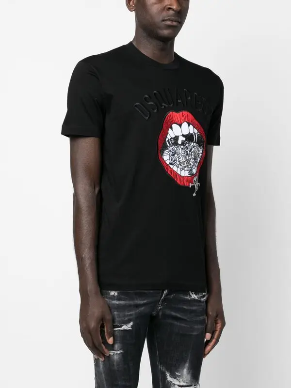 Dsquared2 Graphic-print Cotton T-shirt