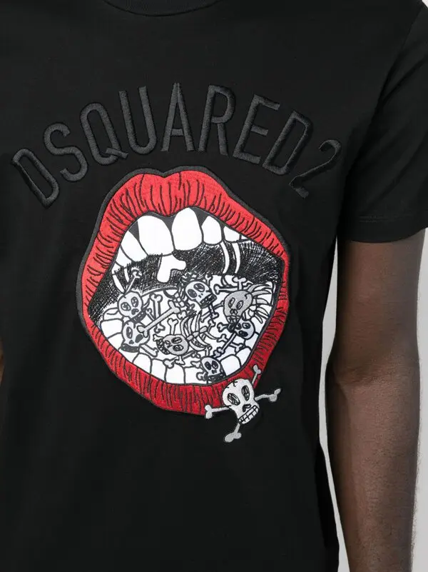 Dsquared2 Graphic-print Cotton T-shirt