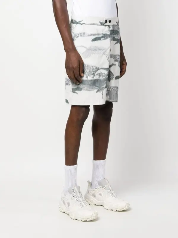 Henrik Vibskov Graphic-print Bermuda Shorts