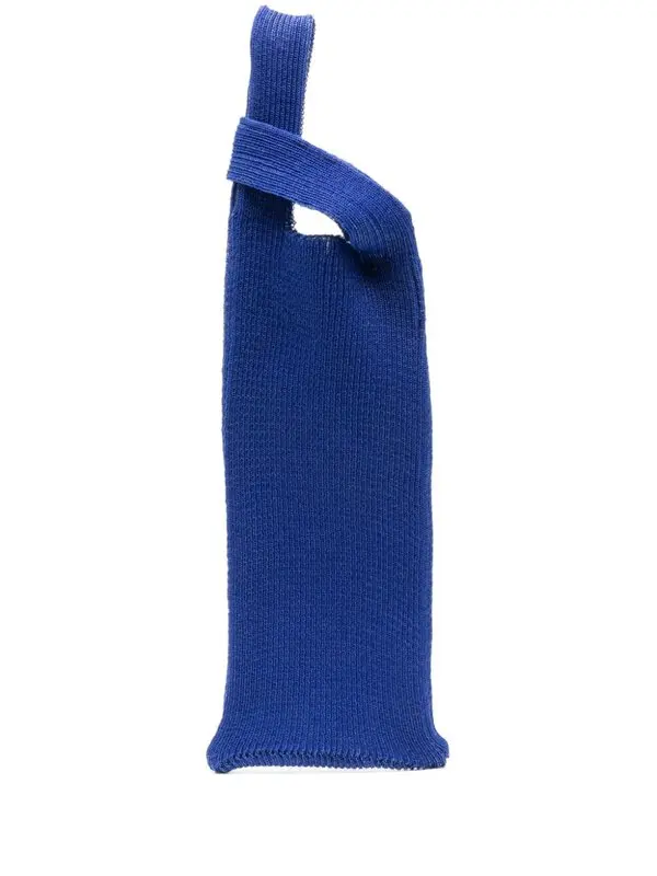 A. ROEGE HOVE Emma Knitted Tote Bag - Blue