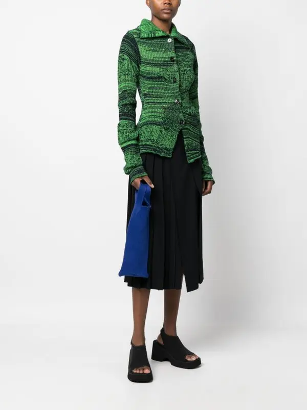 A. ROEGE HOVE Emma Knitted Tote Bag - Blue