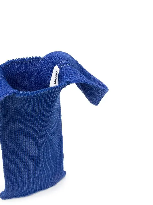 A. ROEGE HOVE Emma Knitted Tote Bag - Blue