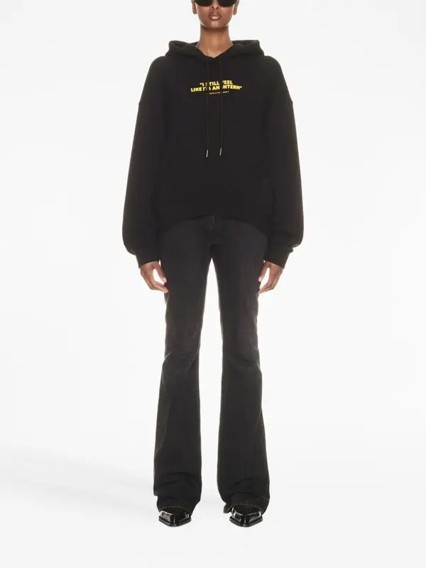 Off-White Slogan-print Cotton Hoodie
