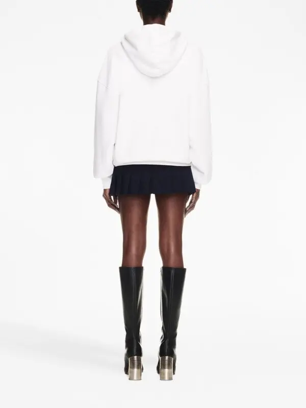 Off-White Slogan-print Drawstring Hoodie