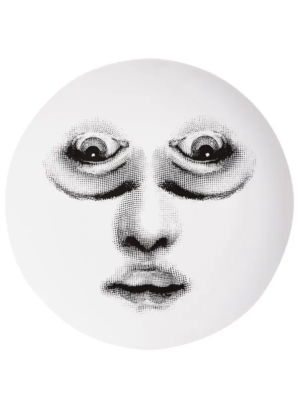 FORNASETTI Tema E Variazioni N. 395 Wall Plate - White