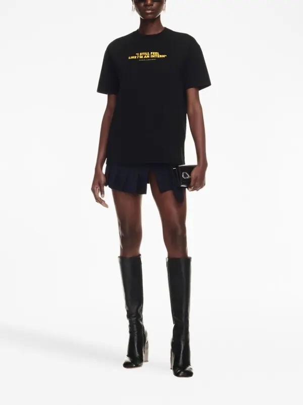 Off-White Slogan-print Short-sleeve T-shirt