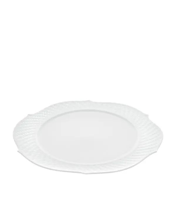 MEISSEN Porcelain Waves Relief Cake Platter