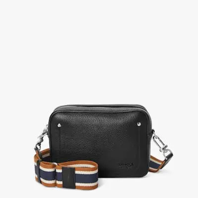 Shinola Natural Grain Leather Camera Bag - Black