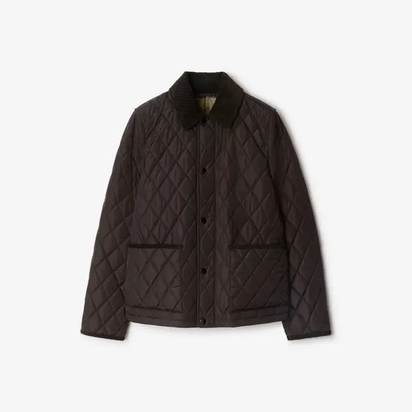 Burberry Quilted Nylon Jacket - Peat/brush