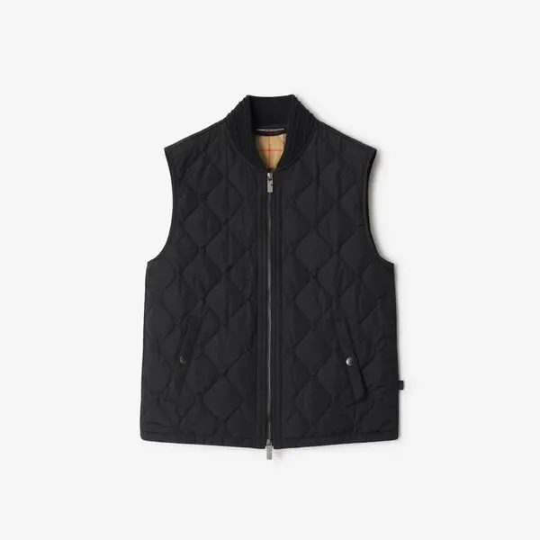 Burberry Quilted Nylon Gilet - Black