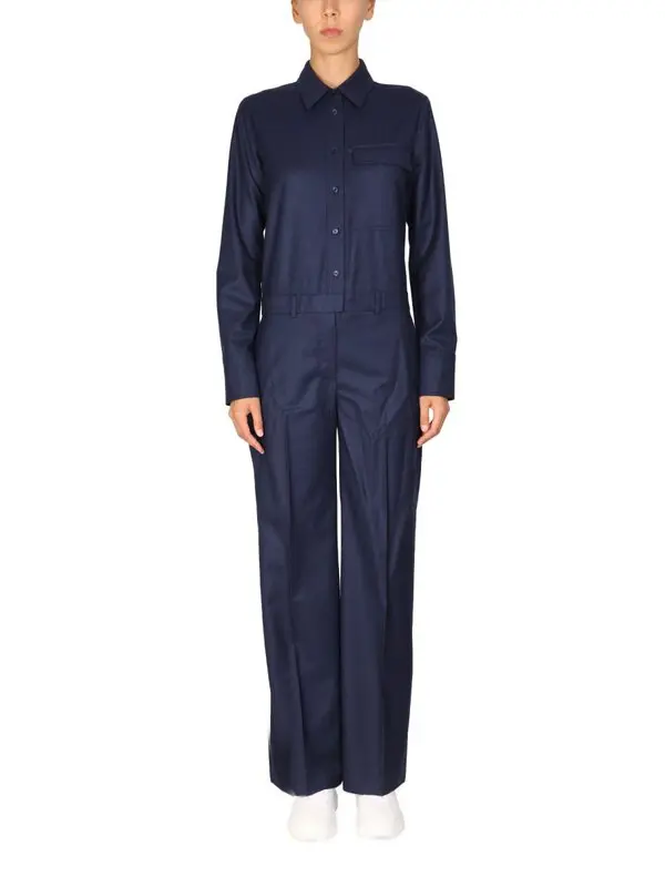 Stella McCartney Wool Jumpsuit - Blue