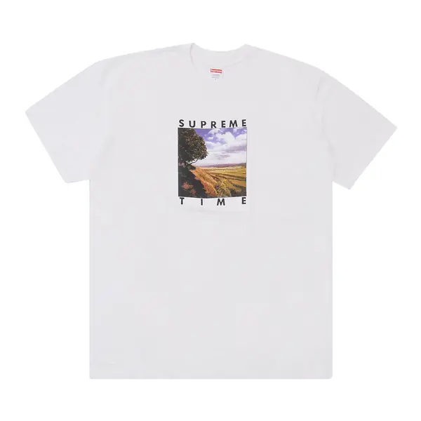 Supreme Time Tee - White