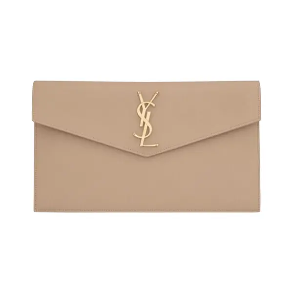 Saint Laurent Uptown Pouch - Tan