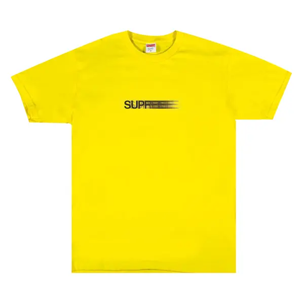 Supreme Motion Logo Tee - Yellow